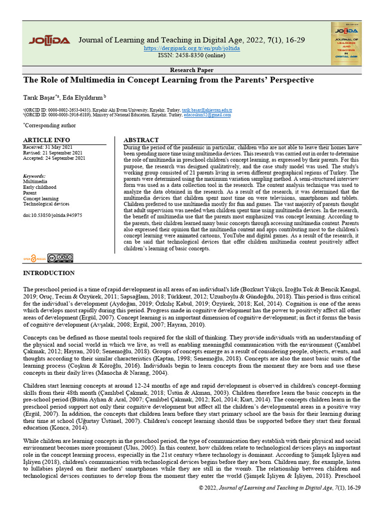 EJ1330937 | PDF | Multimedia | Learning