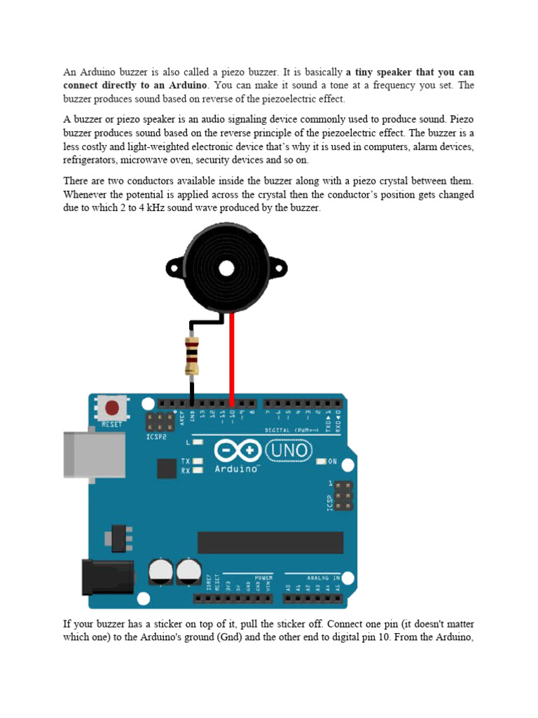 Buzzer | Download Free PDF | Piezoelectricity | Frequency