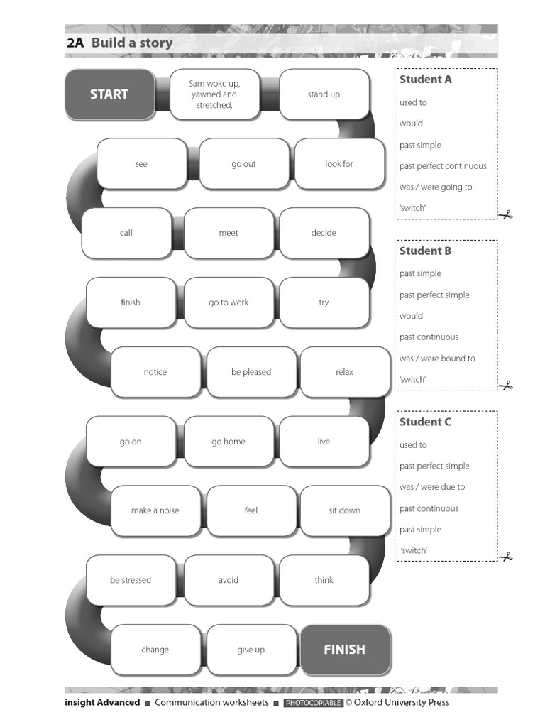 2A Build a story | PDF | Human Communication | Linguistics