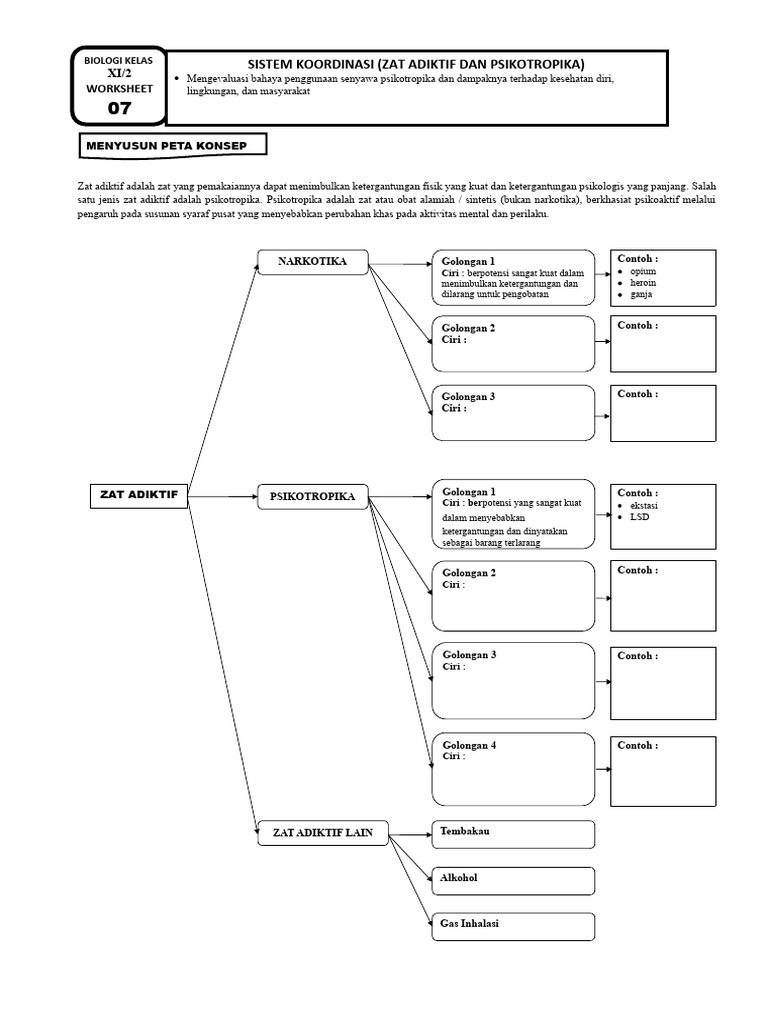 E-Smash Bio Xi-2 Worksheet 7 | PDF