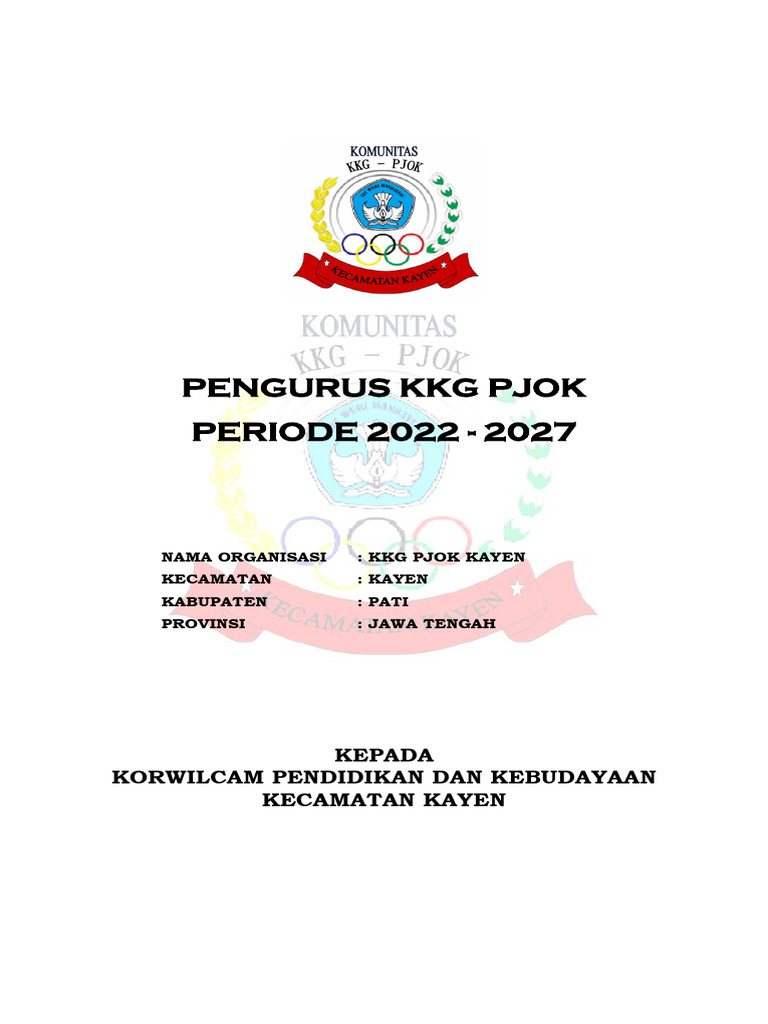 Pengajuan SK KKG | PDF
