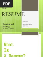 Standard Resume Sizes and Formats | PDF | Résumé | Typefaces