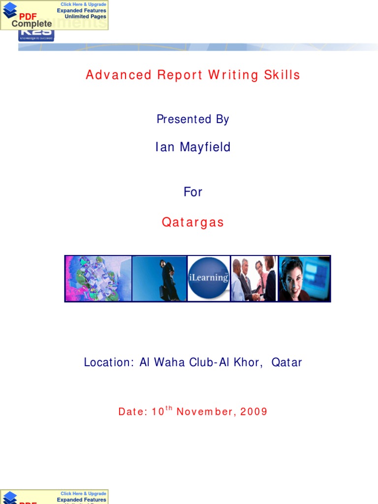 Business Report Writing Mastery | PDF | Noun | Punctuation