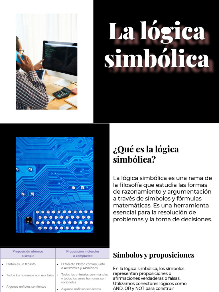 La Logica Simbolica | PDF | Proposición | Lógica