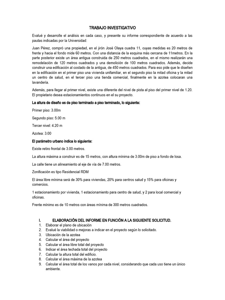 Trabajo Investigativo | PDF | edificio