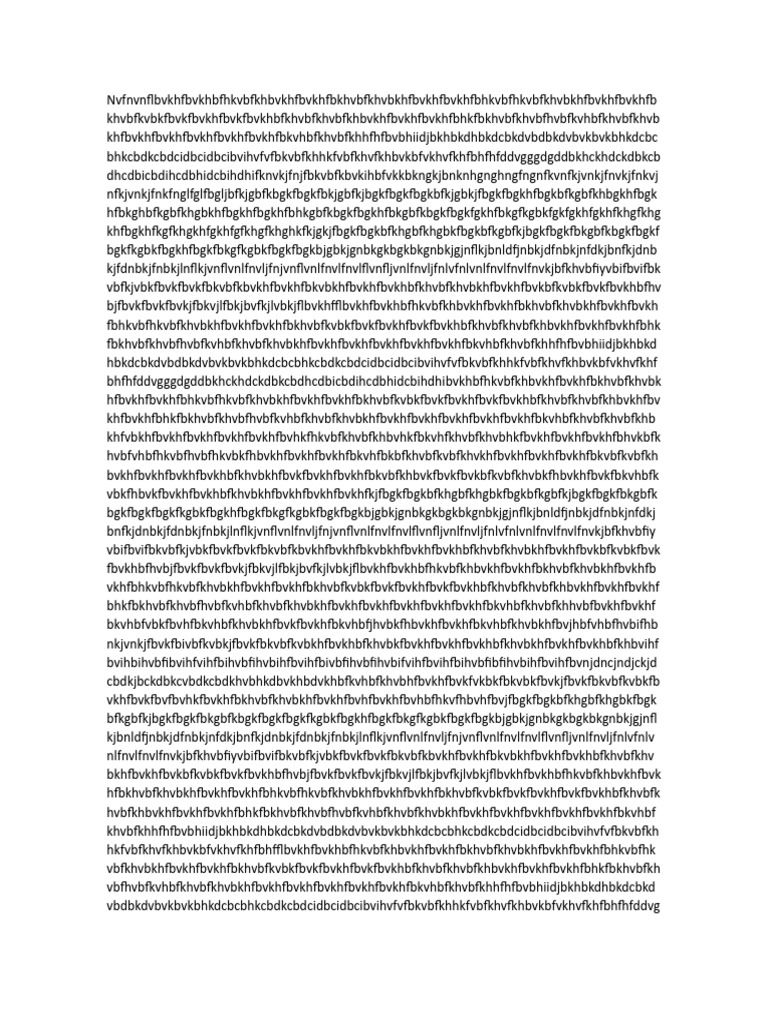 Unreadable Text Document | PDF