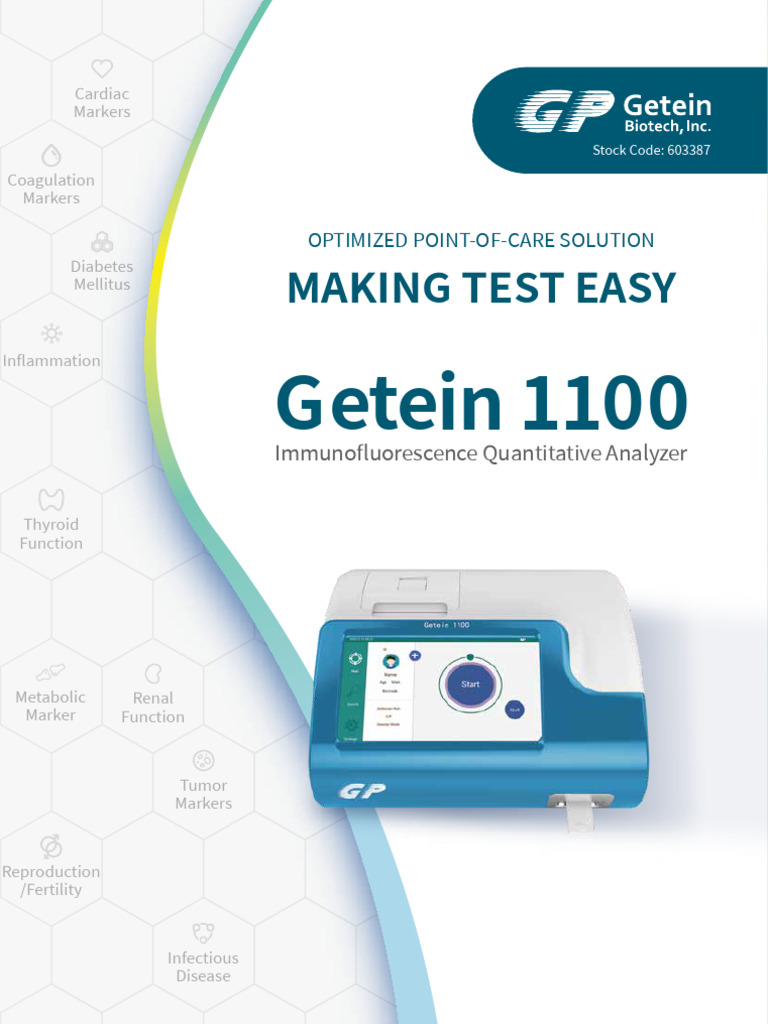 Getein 1100 Immunoassay Overview | PDF | Polycystic Ovary Syndrome ...