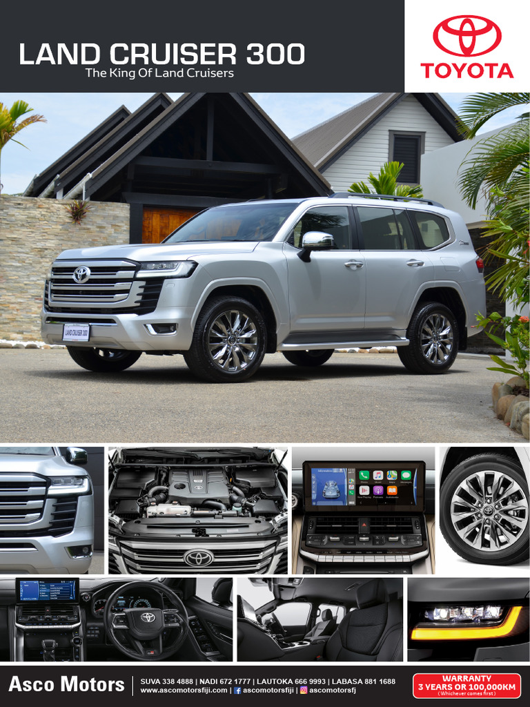 LC300 Factsheet | PDF | Diesel Engine | Steering