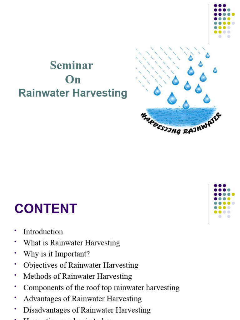 Rainwater Harvesting | Download Free PDF | Surface Runoff | Groundwater