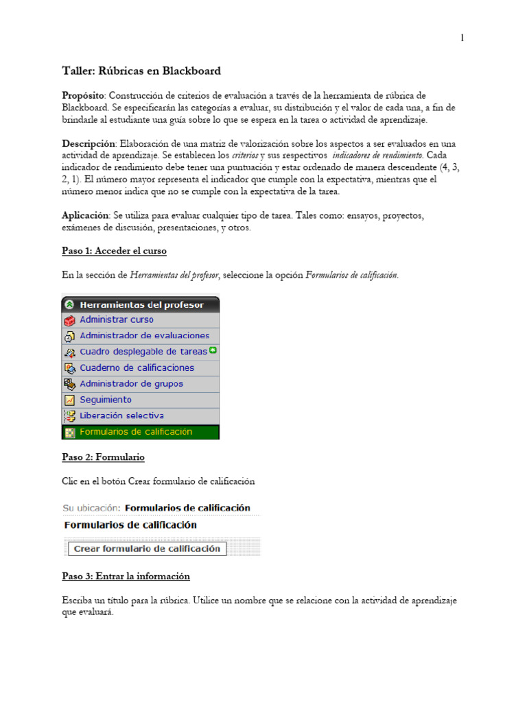 Rubricas BB Web | PDF | Evaluación | Aprendizaje