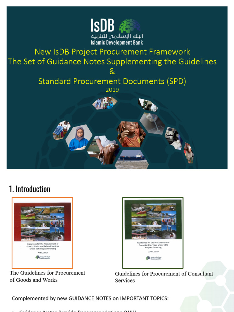 Day 1 - Session 4. The Set of Guidance Notes & SPD | PDF | Procurement ...