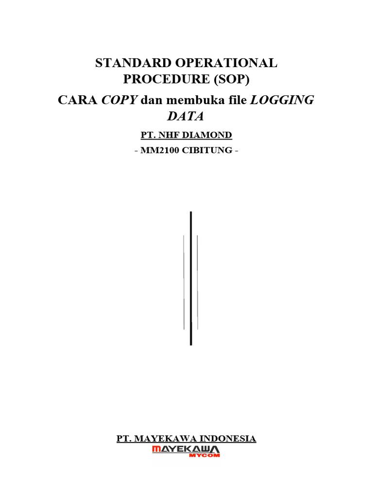 CARA COPY Dan Membuka File LOGGING DATA | PDF