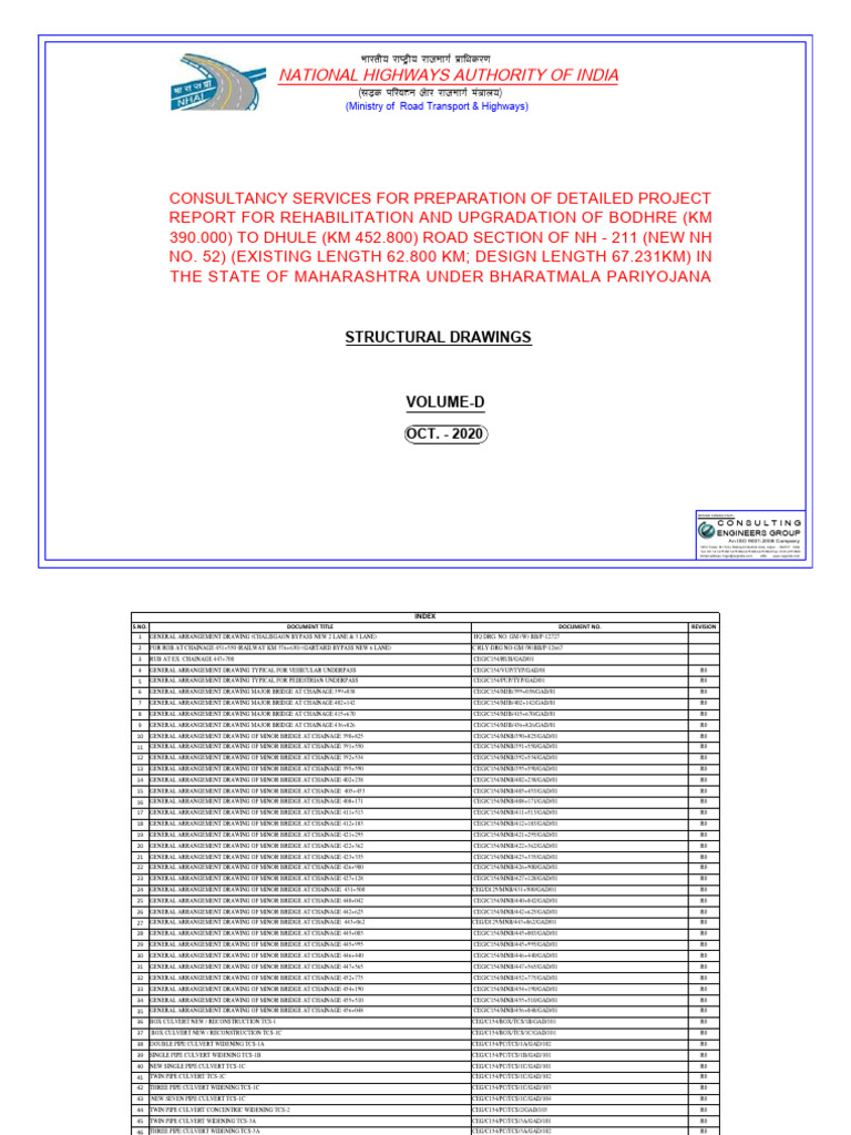 Structural Drawings Part I | PDF | Road Infrastructure | Transport ...