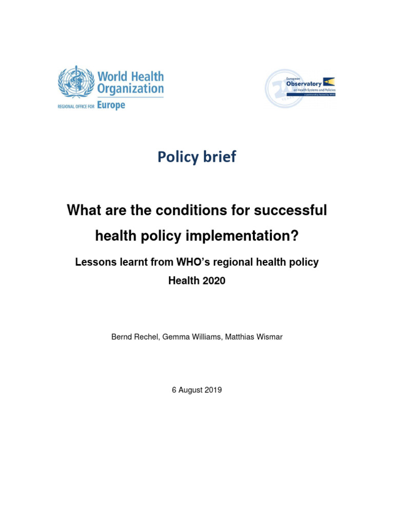 WHO EURO 2018 2249 42004 57733 Eng | PDF | World Health Organization ...