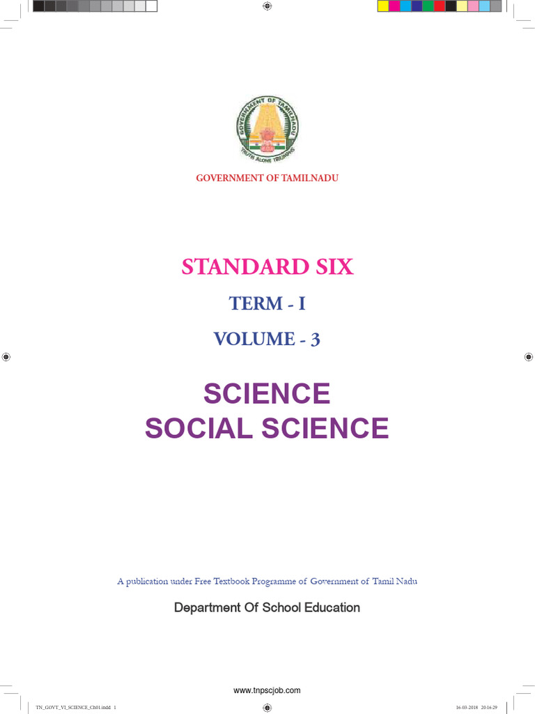 6th Science Book EM 1st Term | PDF | Volume | Litre