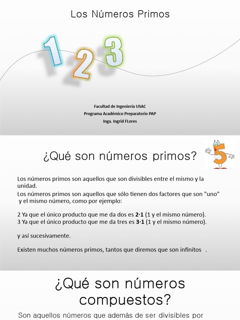 Numeros Primos | PDF