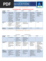 Sahrmann Core Stability Test Levels | PDF