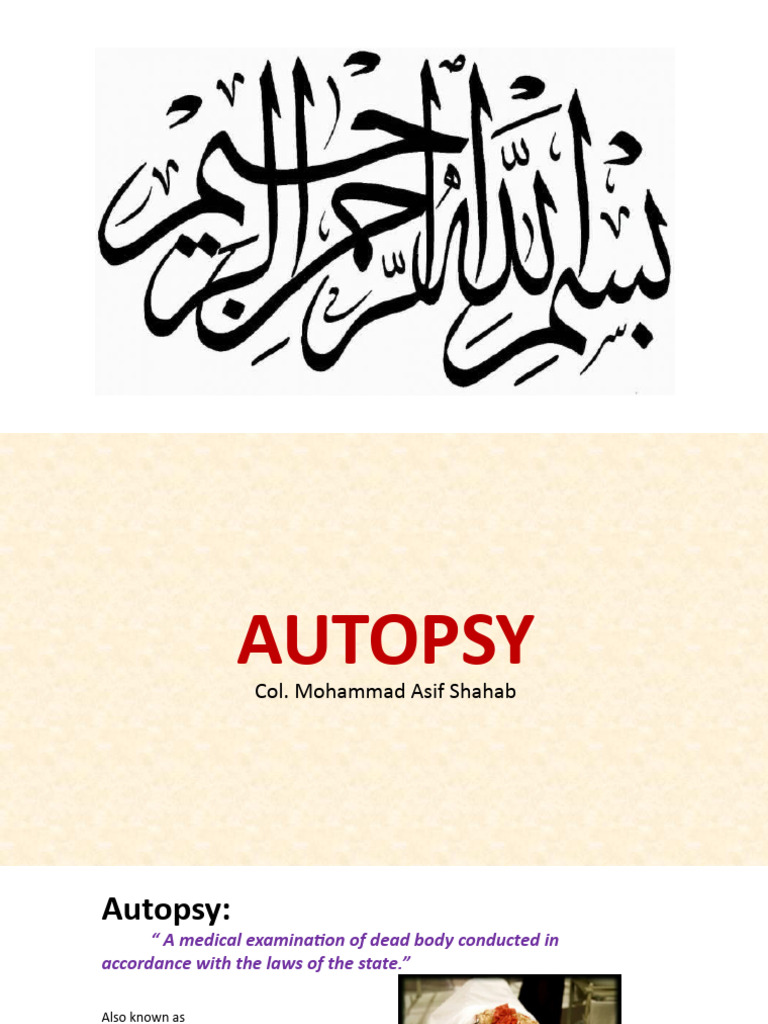 Autopsy | Download Free PDF | Autopsy | Burial