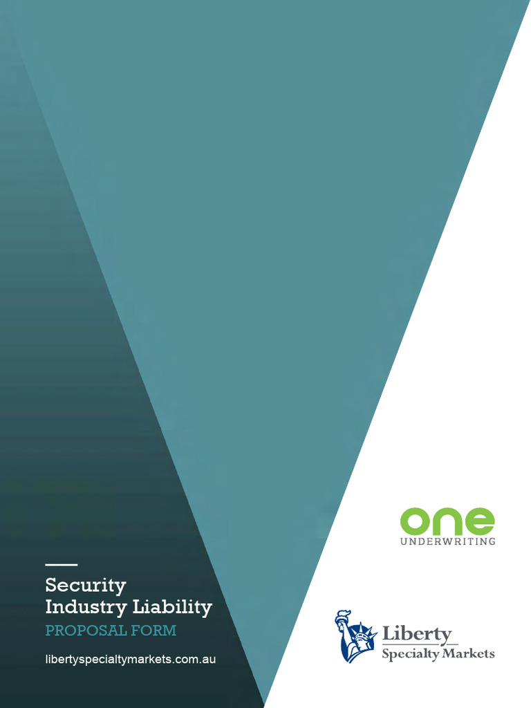 Public Liability Insurance Form 2024 | PDF | Insurance | Liability ...