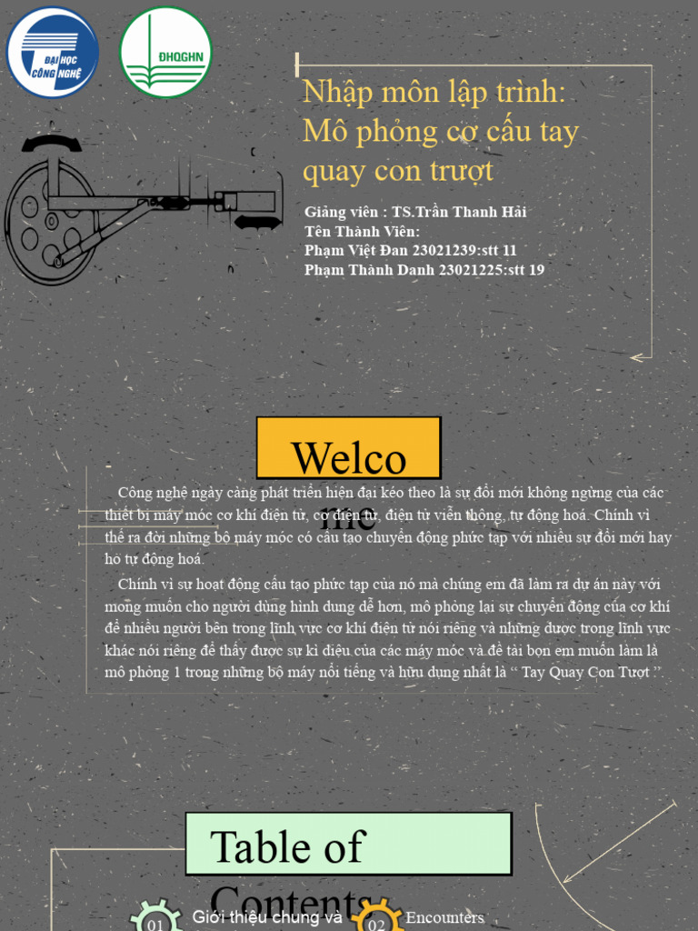 Mechanical Engineering PPT Template by EaTemp | PDF