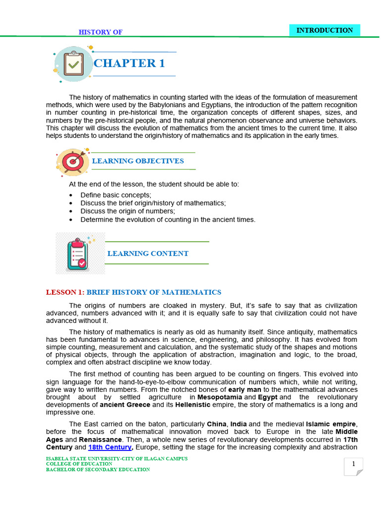 Module in History of Mathematics | PDF | Trigonometric Functions ...