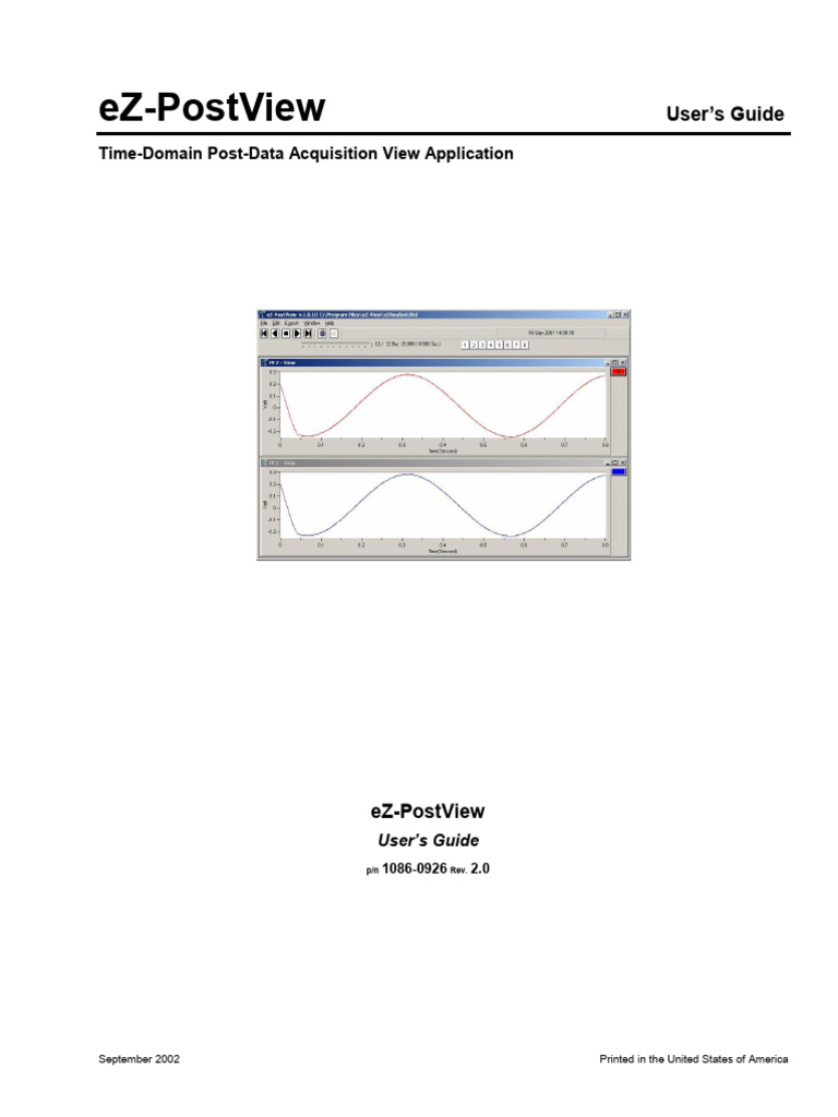Ez PostView | PDF | Menu (Computing) | Cursor (User Interface)
