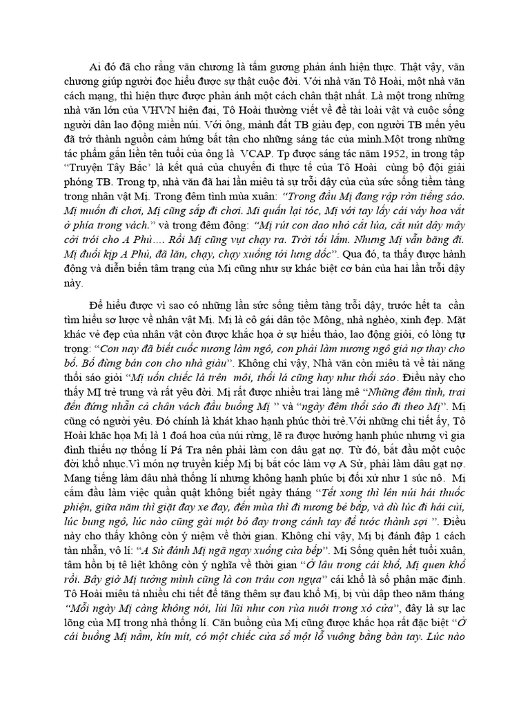 Bài Văn VCAP | PDF