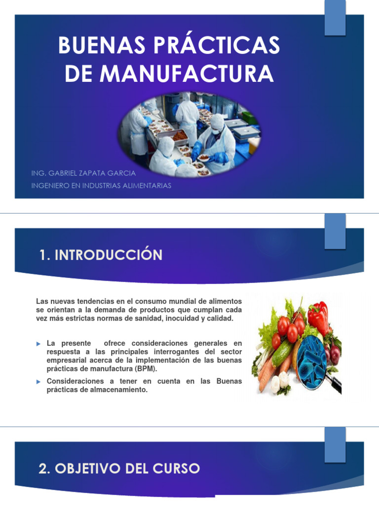 Buenas Prácticas de Manufactura | PDF | Alimentos | Contaminación