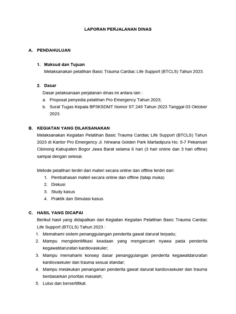 Laporan Perjadin | PDF | Komputer