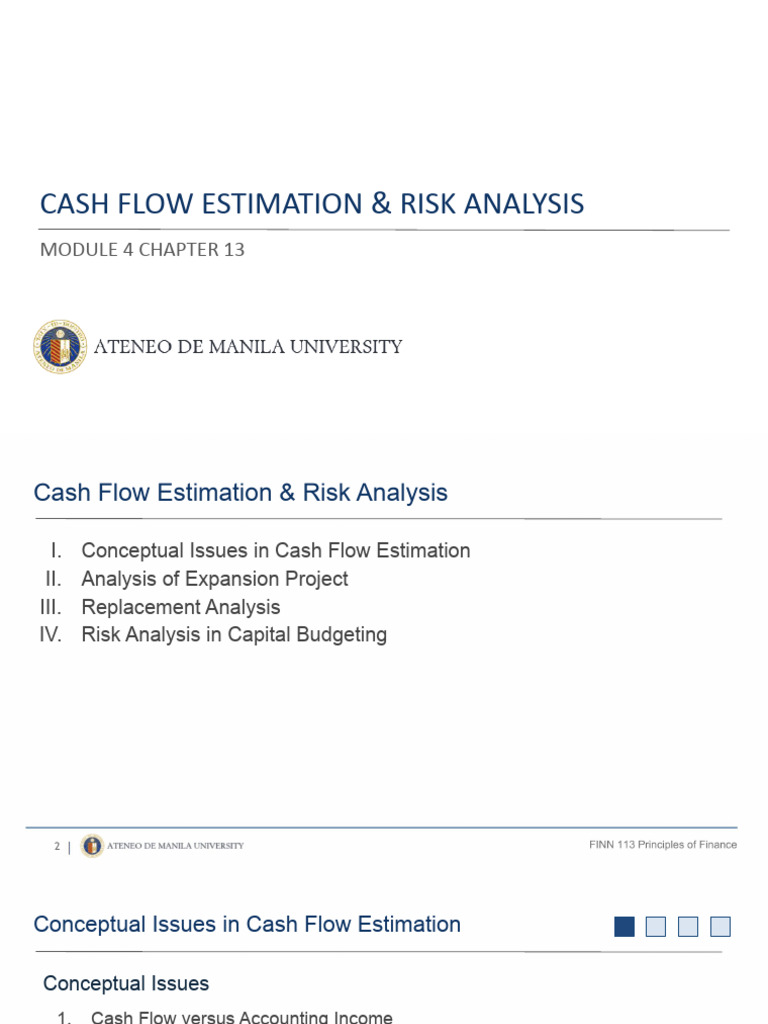 04 Ch13 Cash Flow Estimation & Risk Analysis | PDF