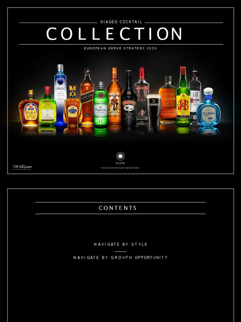Diageo F20 Cocktail Collection - Version For Computer | PDF | Lemonade ...
