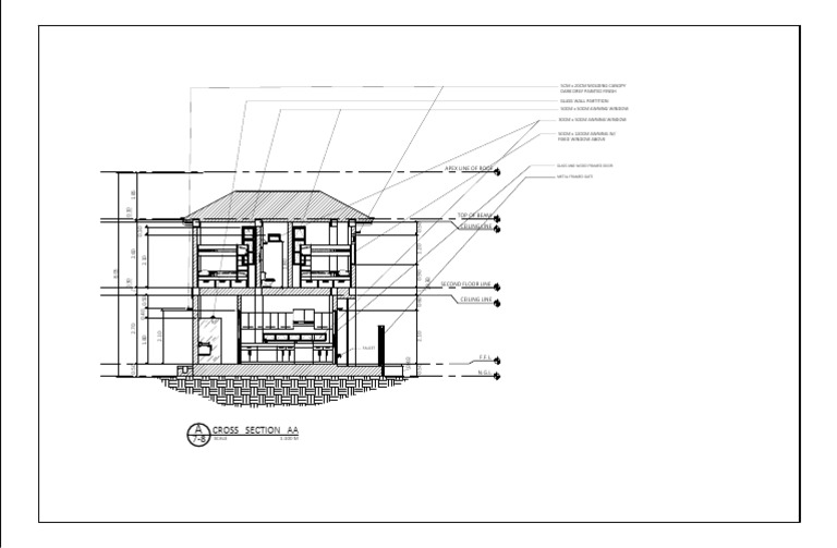 CROSS SECTION AA | PDF | Queensland | Architectural Design
