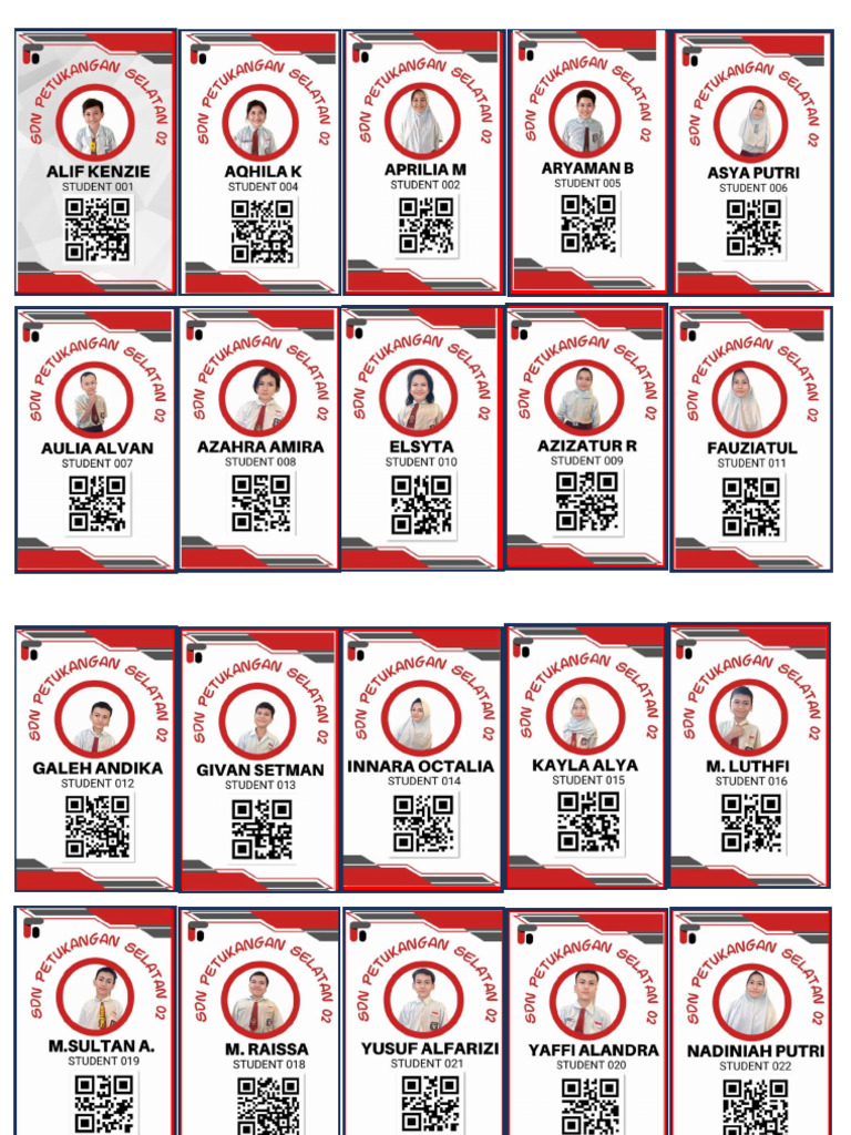 Kartu Absensi Barcode | PDF