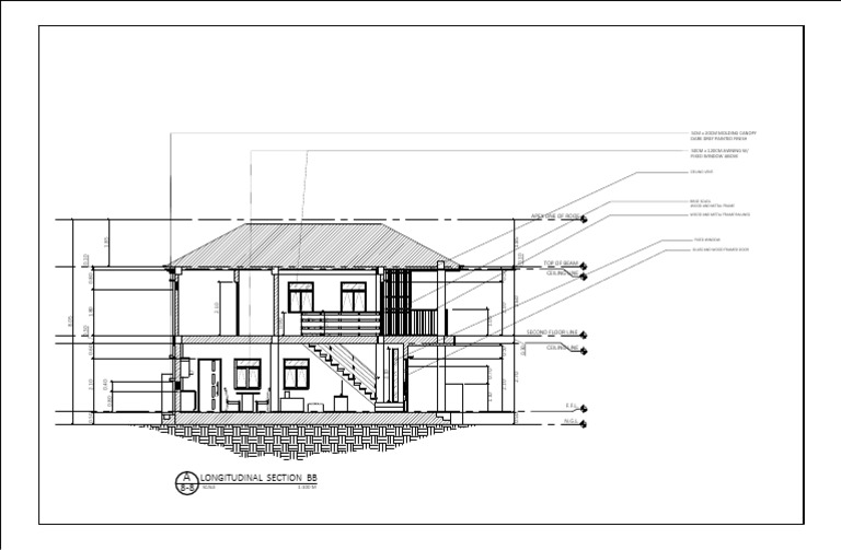 Longitudinal Section BB | PDF | Queensland | Architectural Design