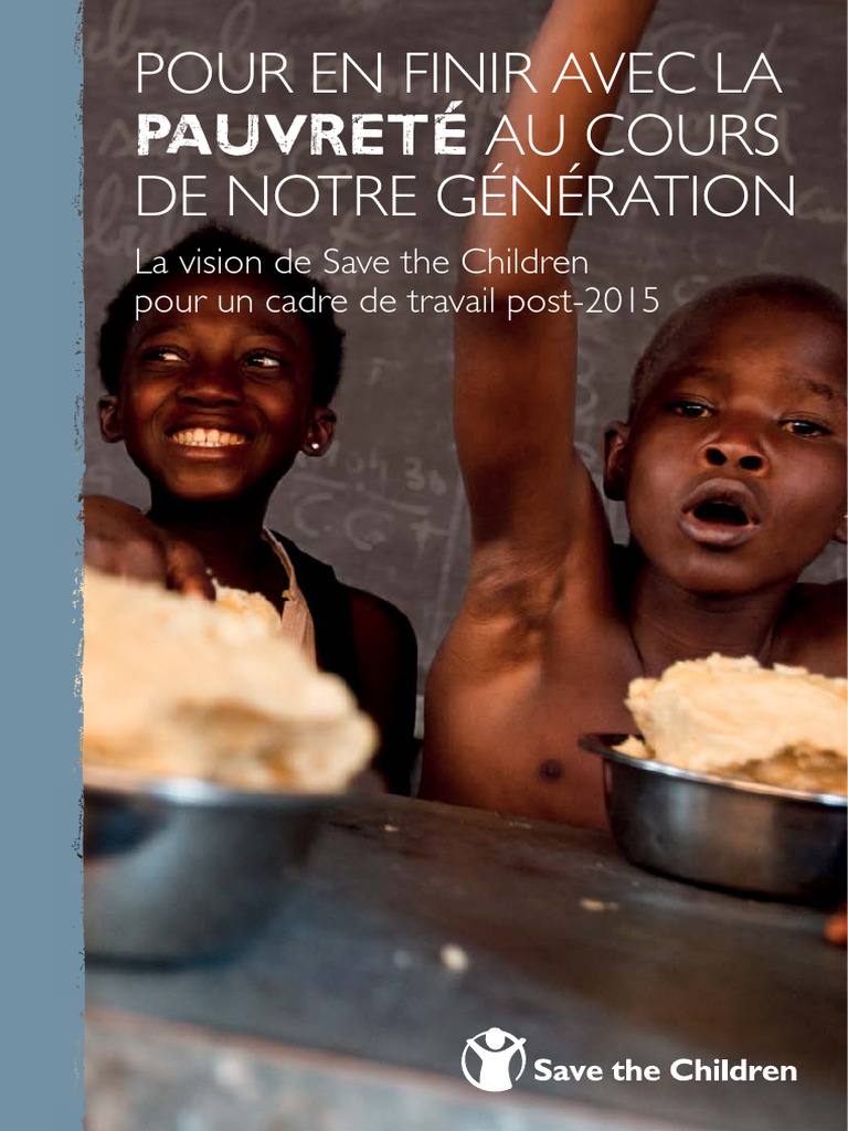 Ending Poverty in Our Generation French | PDF | Objectifs du millénaire pour le développement ...