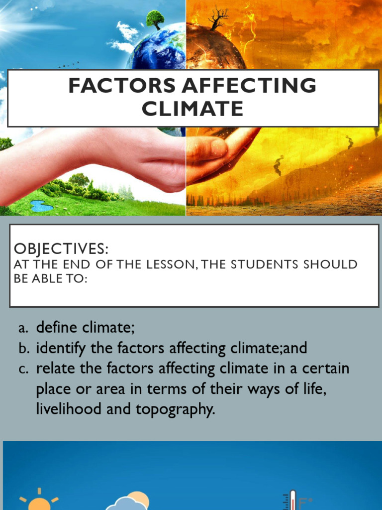 Factors Influencing Climate Dynamics | PDF | Atmosphere Of Earth | Oceans
