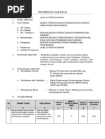 Permenpan RB Nomor 1 Tahun 2020 (DASAR PEMBUATAN ANJAB) | PDF