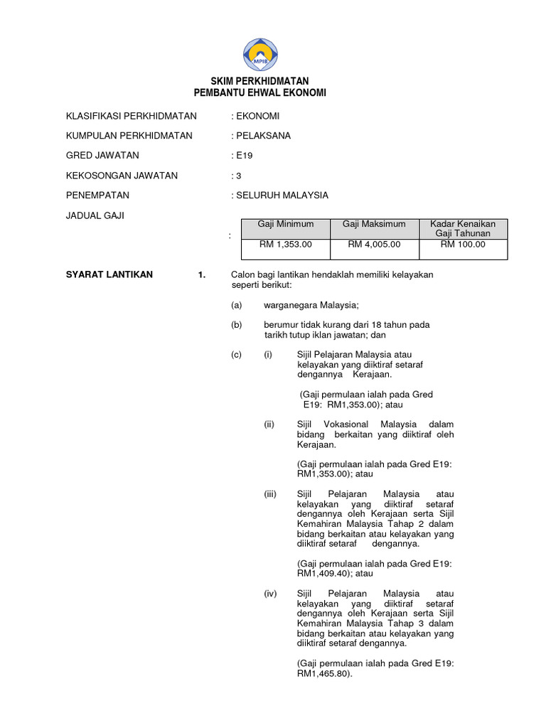 PEMBANTU EHWAL EKONOMI E19 2022.edit 22.6 1 | PDF