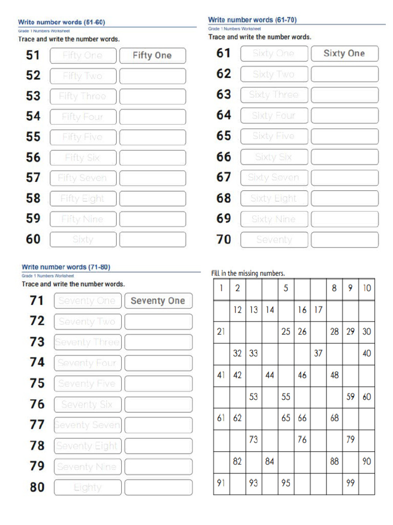 Math Activity Grade 1 | PDF