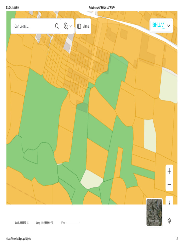 Peta Interaktif BHUMI ATR_BPN | PDF