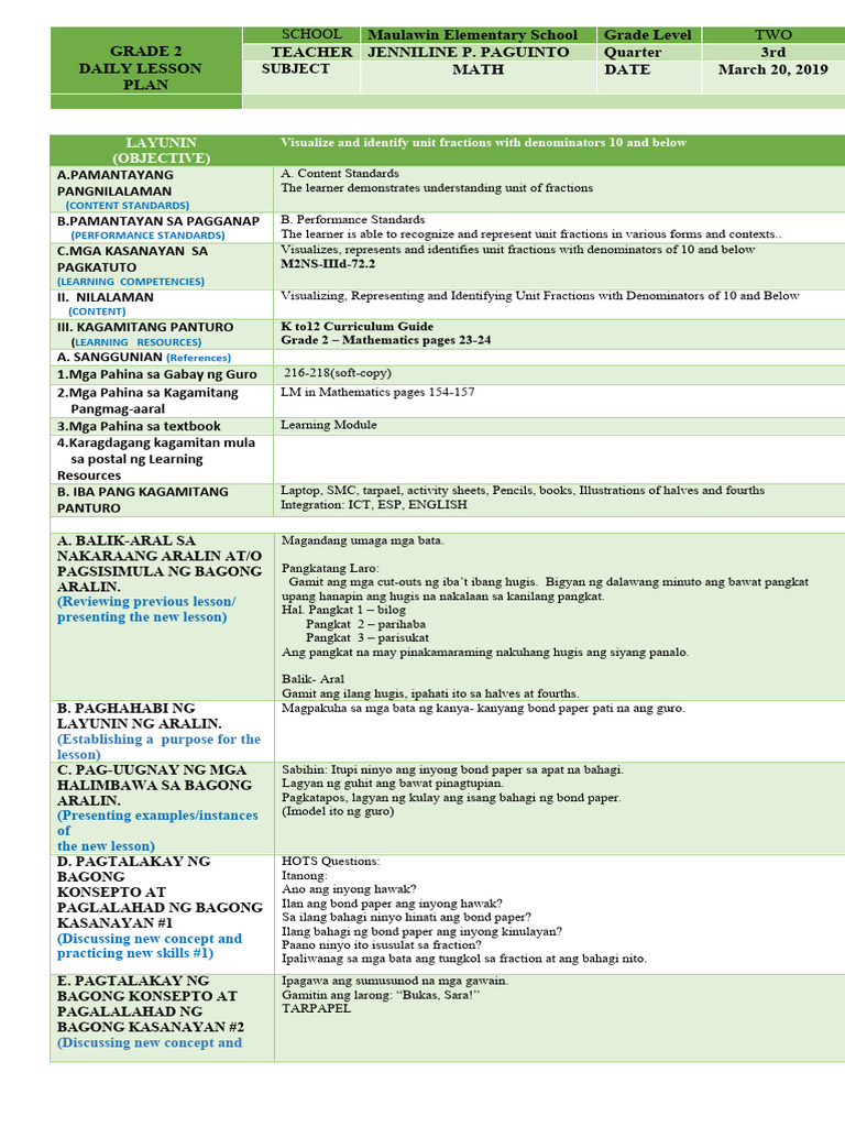 Math 2 Cot 3rd Quarter Pdf