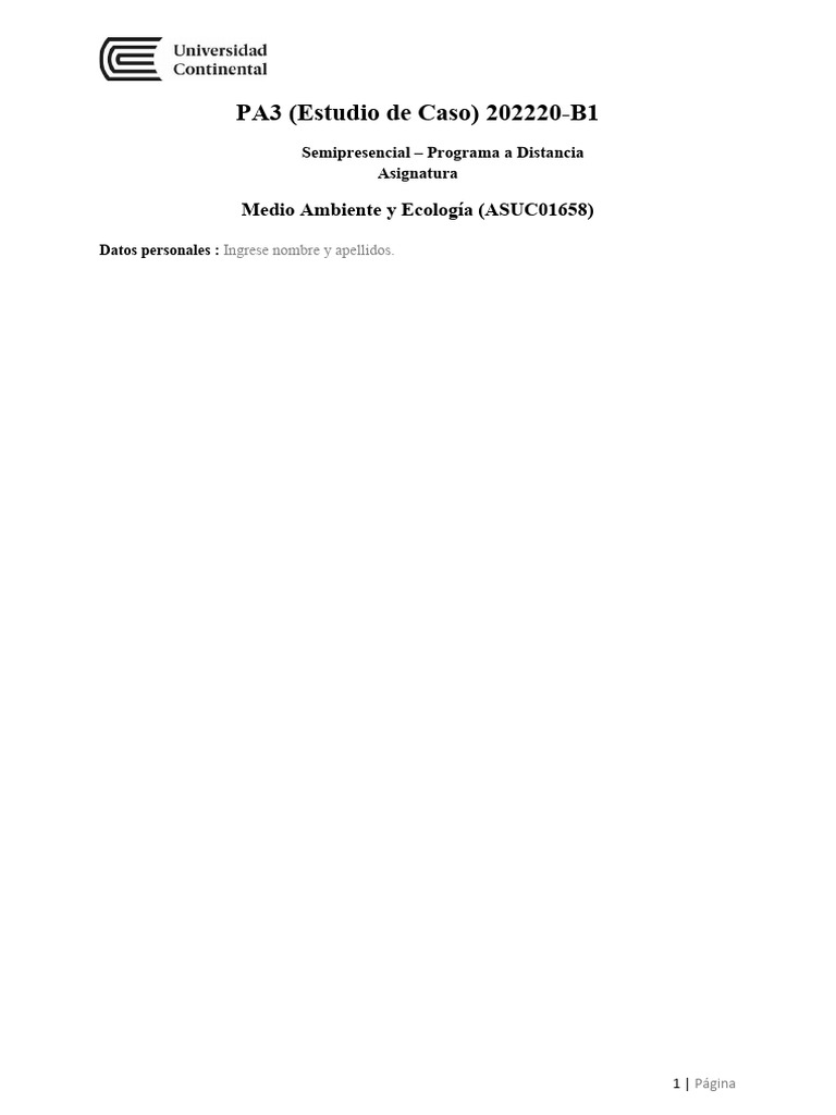 PA3 Caso-Rubrica | PDF | Globalización