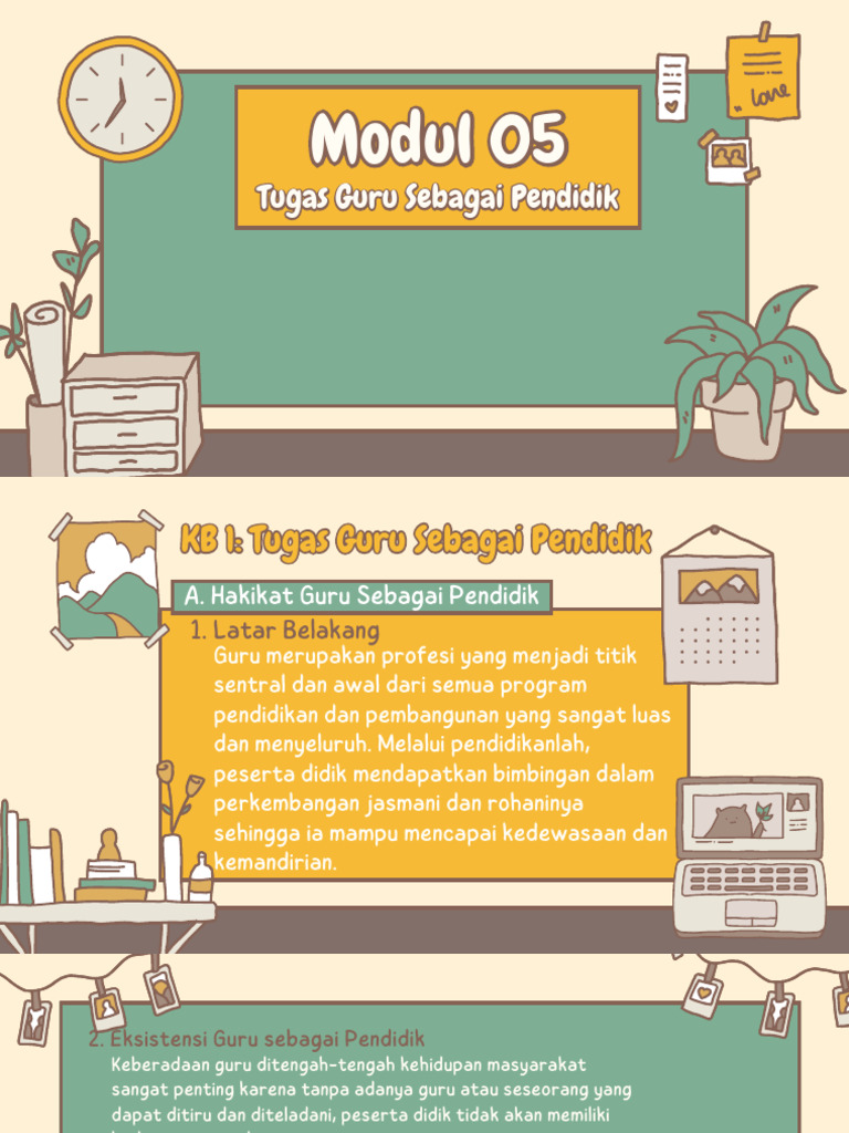Modul 5 Profesi Keguruan | PDF | Karier & Perkembangan