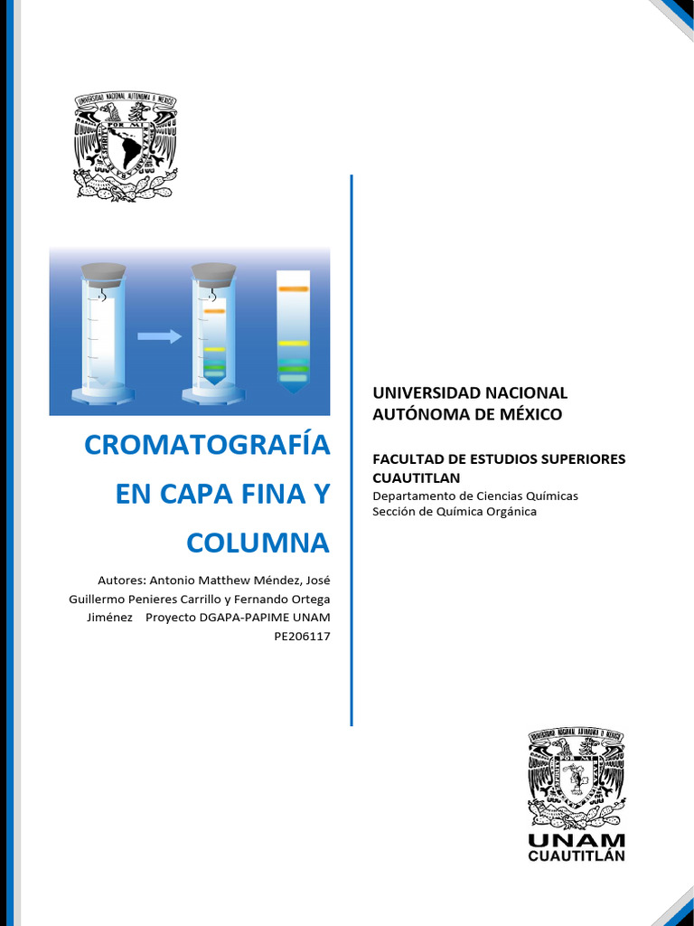 Cromatografia en Capa Fina y Columna | PDF | Cromatografía | Cromatografía de capa fina
