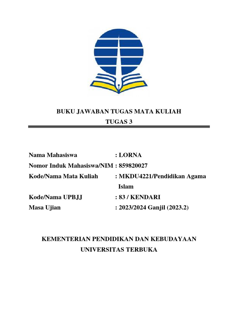 BJT MKWU4101 Pendidikan Agama Islam | PDF | Ilmu Sosial