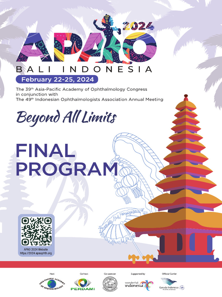 APAO 2024 Programme Book Layout - v16 | PDF | Ophthalmology | Visual Impairment