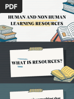 Human and Non-Human Learning Resources or Im | PDF