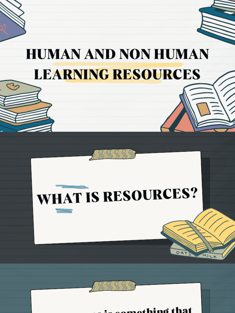 Non-Human Learning Resources Explained | PDF