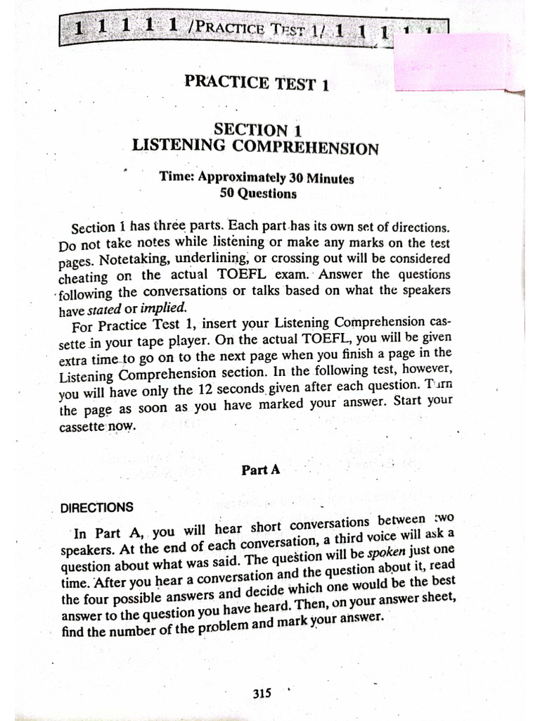 Practice Test 1 | PDF