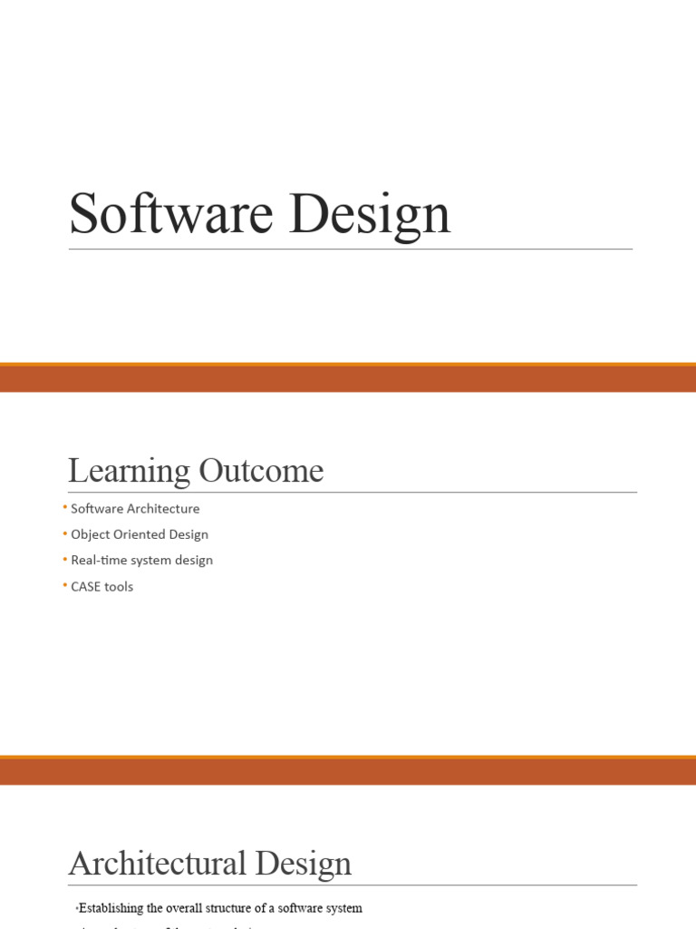 Chapter 3 Software Design 2024 | PDF | Process (Computing) | Scheduling (Computing)